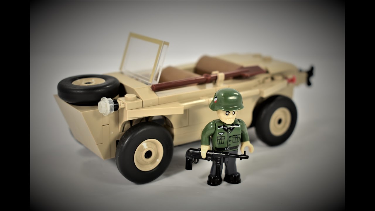 Cobi small army ww2 VW TYP 166 Schwimmwagen (2188) Quick build + review ...