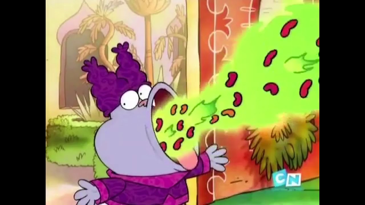 Chowder eats chilly peppers for a minute - YouTube