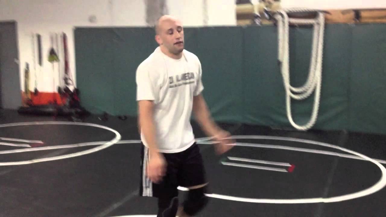 Double leg takedown analysis - YouTube
