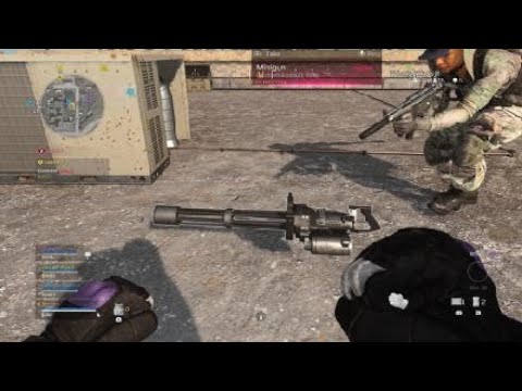 FIRST MINIGUN EVER SEEN WARZONE - YouTube