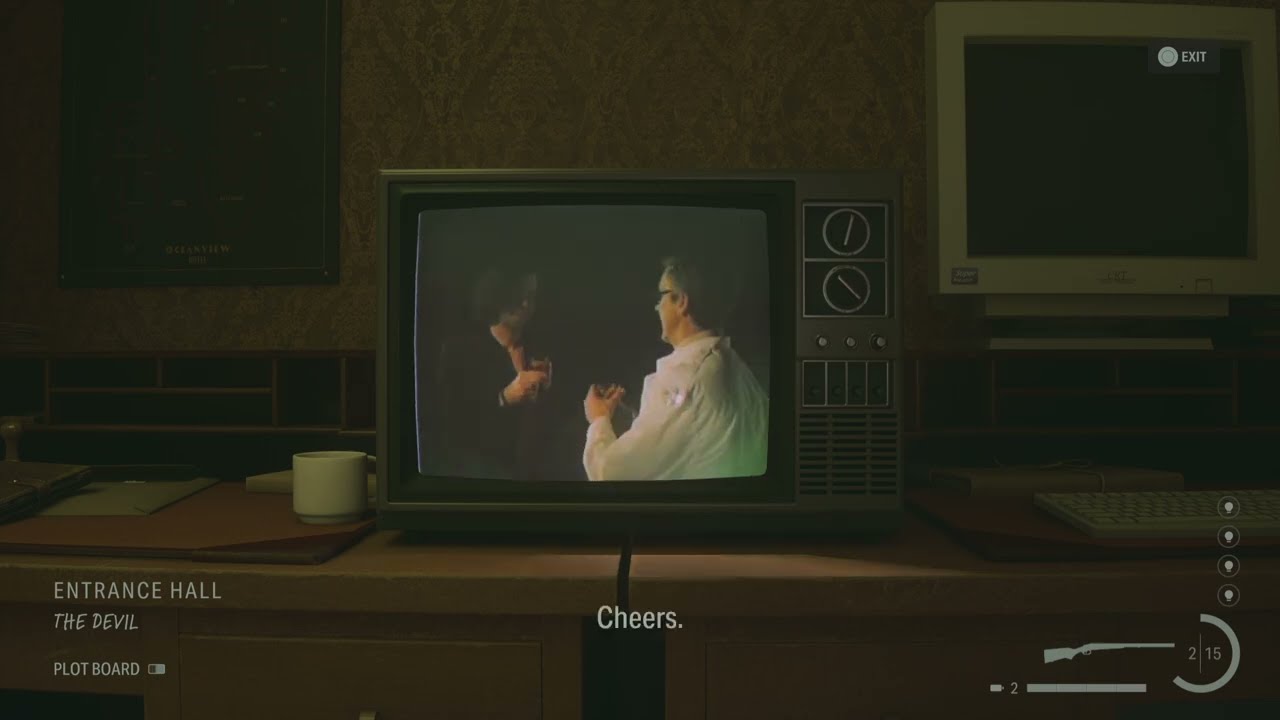 ALAN WAKE 2 The Final Draft: Dr. Darling and Thomas Zane work together ...