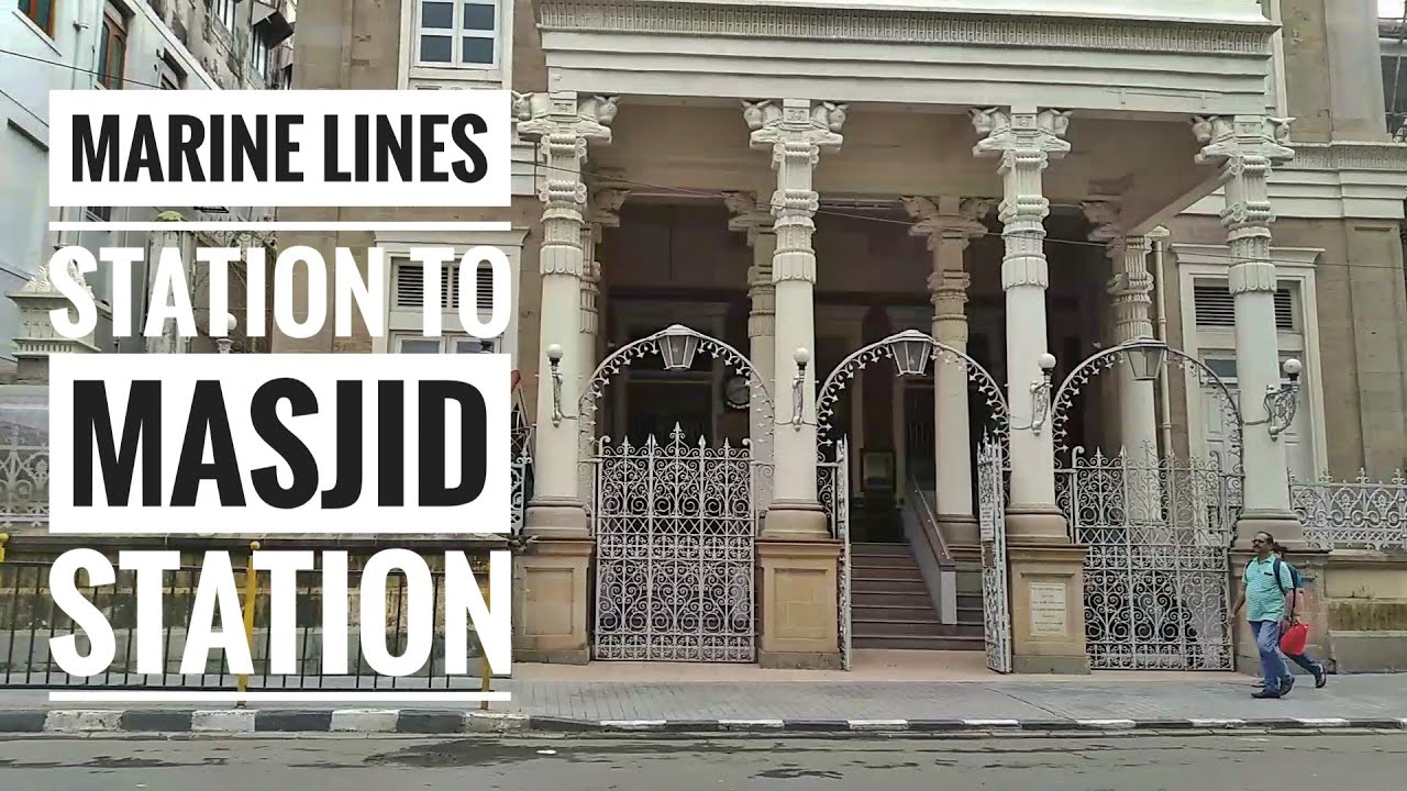 Marine Lines Station to Masjid Station | Mumbai, India | Walking Tour ...