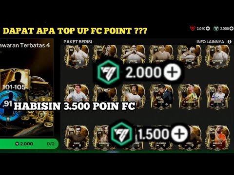 LET'S GOO KITA GACHA2 LAGI ,TOP UP FC POIN 3,500 💵 DAPAT APA ??? ⁉️ - EA SPORTS FC MOBILE - YouTube