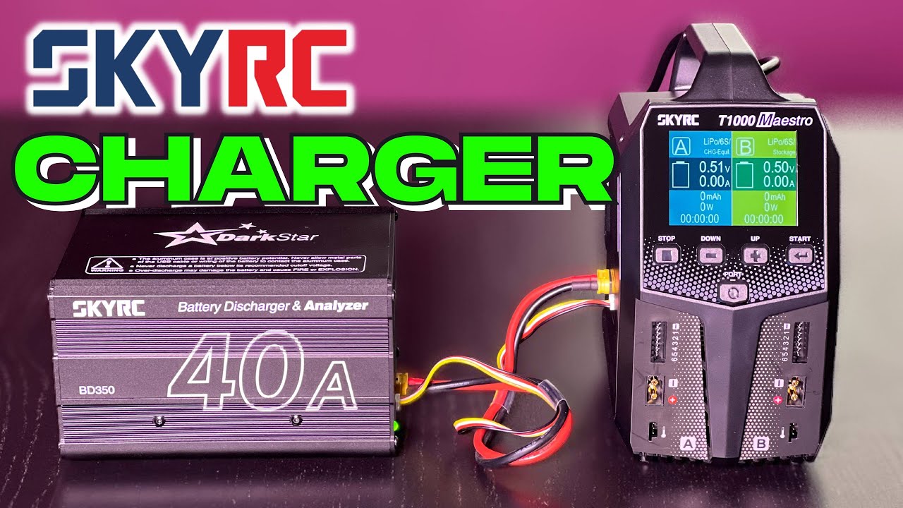 THE NEWEST CHARGER for RC PLANE • SKYRC Charger T1000 + Discharger ...