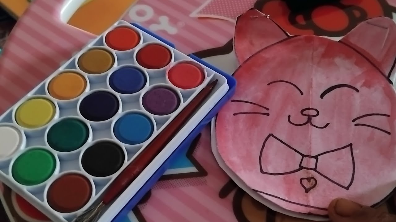 Huge colour use colouring kitti.#rolling. #artdiy - YouTube