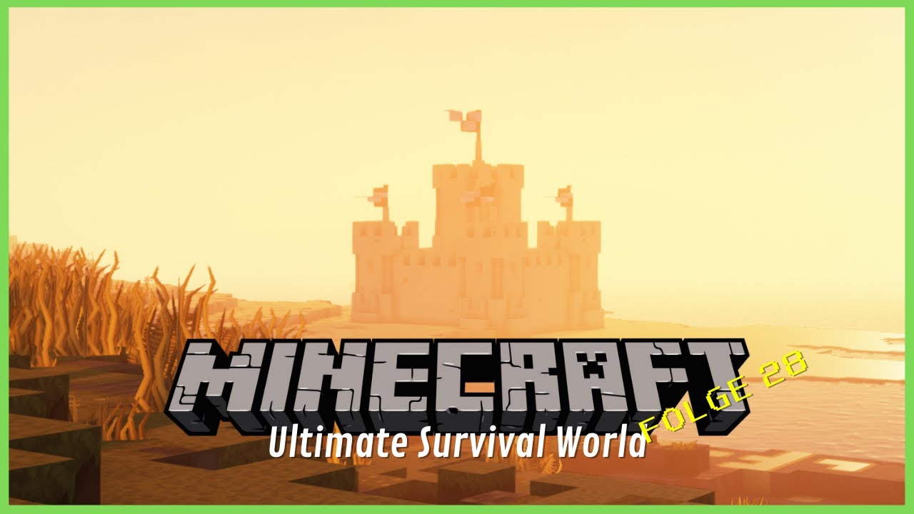 MINECRAFT USW 🌍 028: Sandburgen und Bob Ross - YouTube