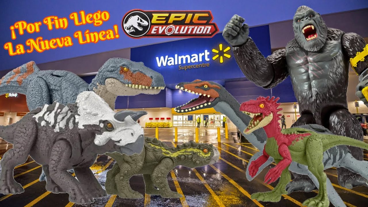 Primer Cacería Epic Evolution Jurassic World Mattel ¡Encontré la Wave ...