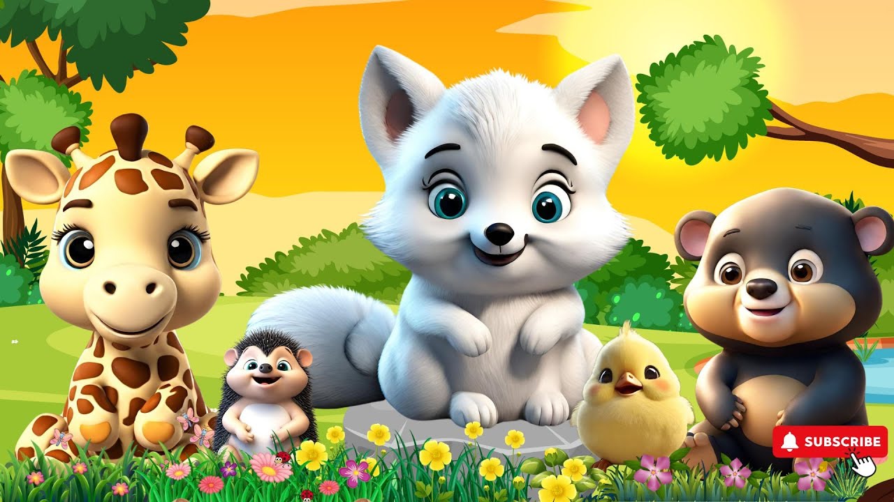 Lovely Animal Sounds: Arctic Fox, Giraffe, Canary, Sun Bear, Porcupine ...
