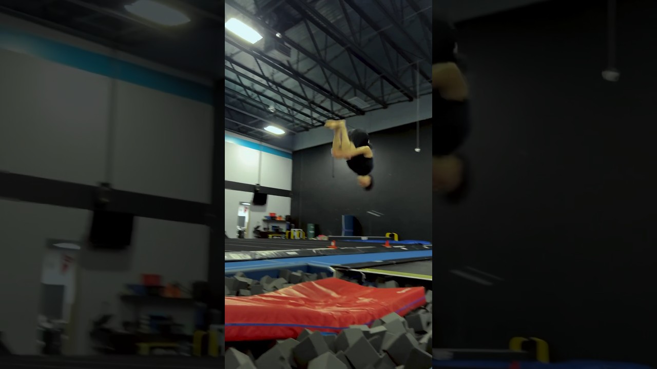 Double Backflip/tuck Practice #shorts - YouTube