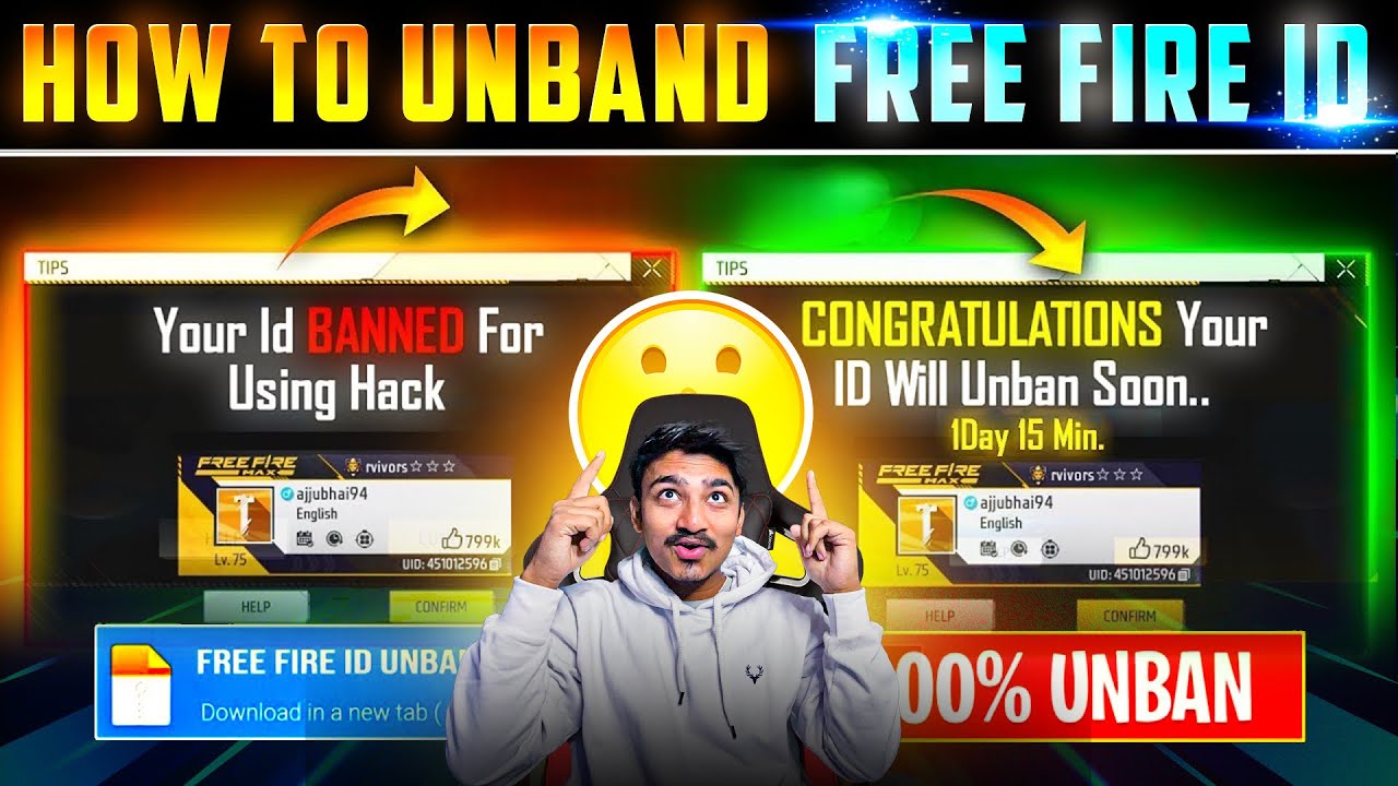 Free Fire Id Unban Kaise Kare | How To Unban Free Fire ID - RDX L ...