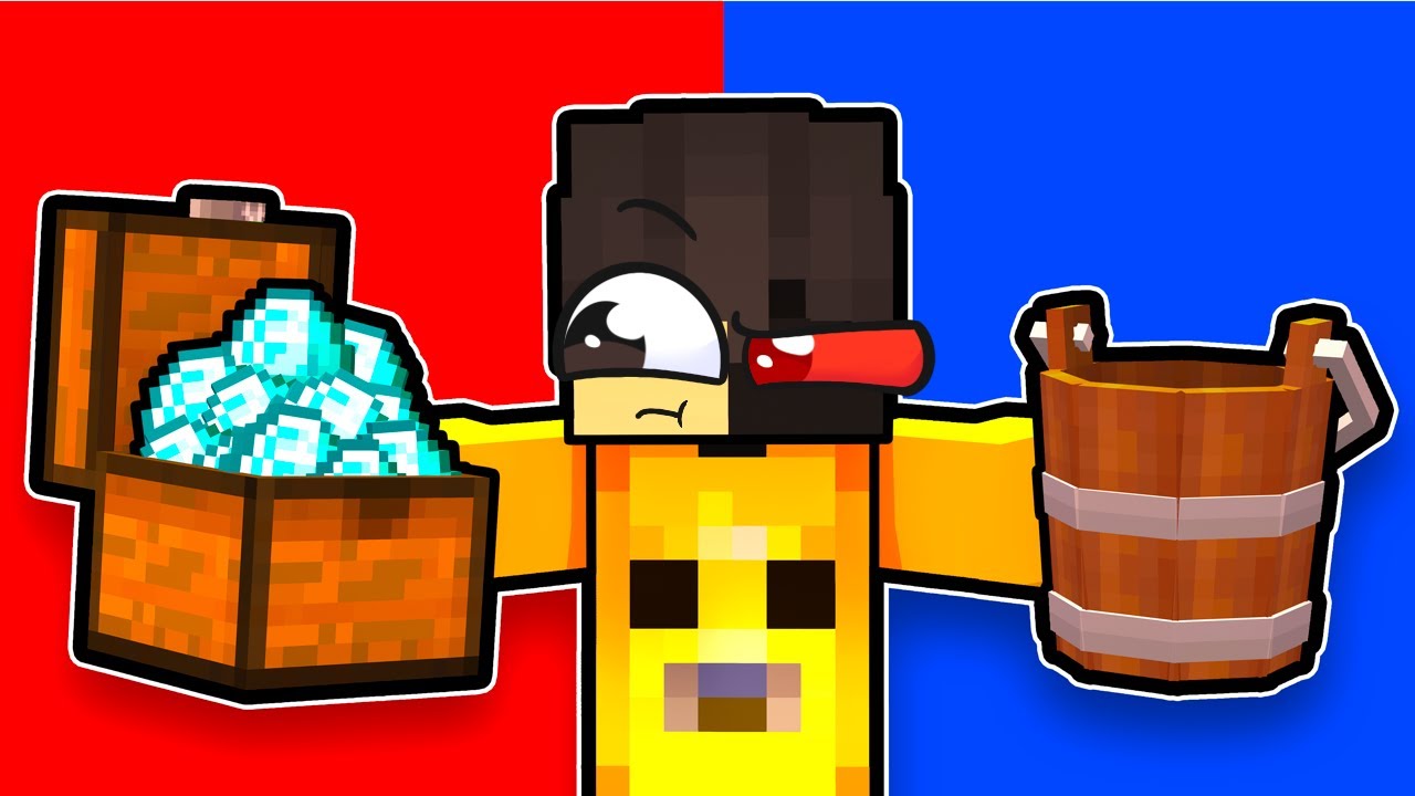 UNLIMITED DIAMONDS or a Bucket in Minecraft? - YouTube