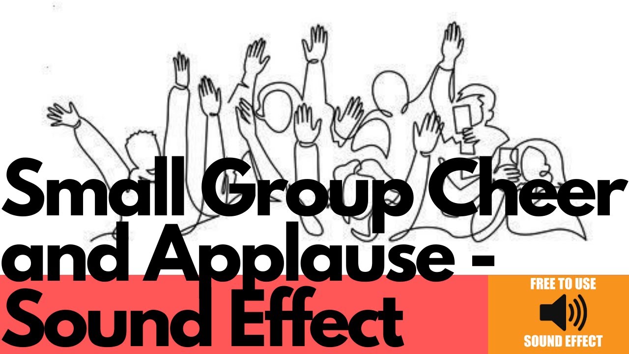 Small Group Cheer and Applause sound effect || Full HD Sound || Sounds ...