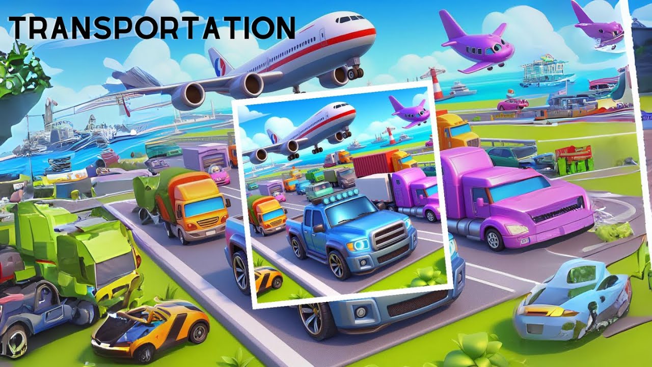 Fun Adventures in Transportation | Learn About Different Vehicles for ...