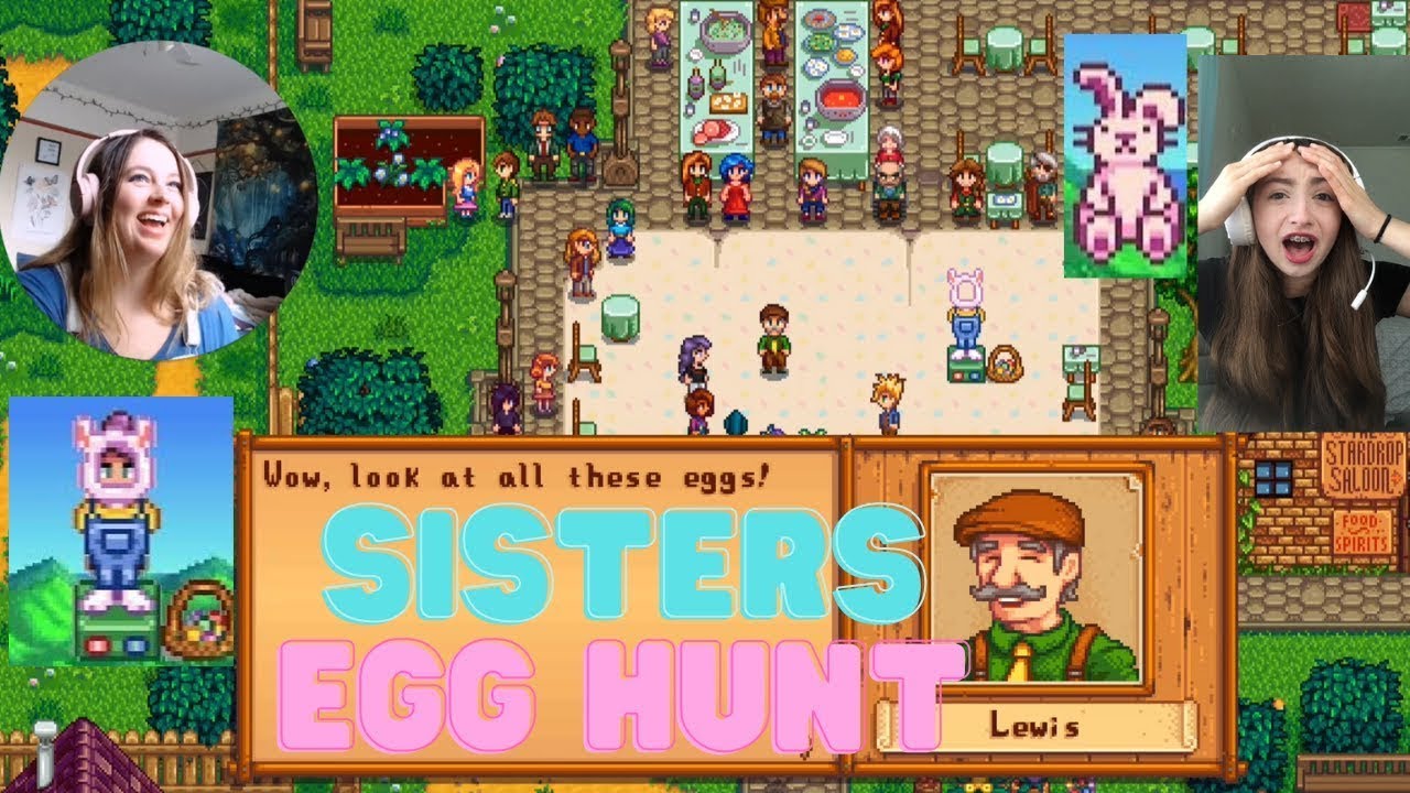 Stardew Valley Egg Festival Sister Challenge Youtube