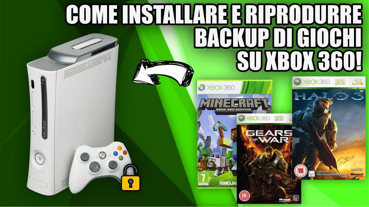 COME INSTALLARE E RIPRODURRE BACKUP DI GIOCHI SU XBOX 360! - YouTube