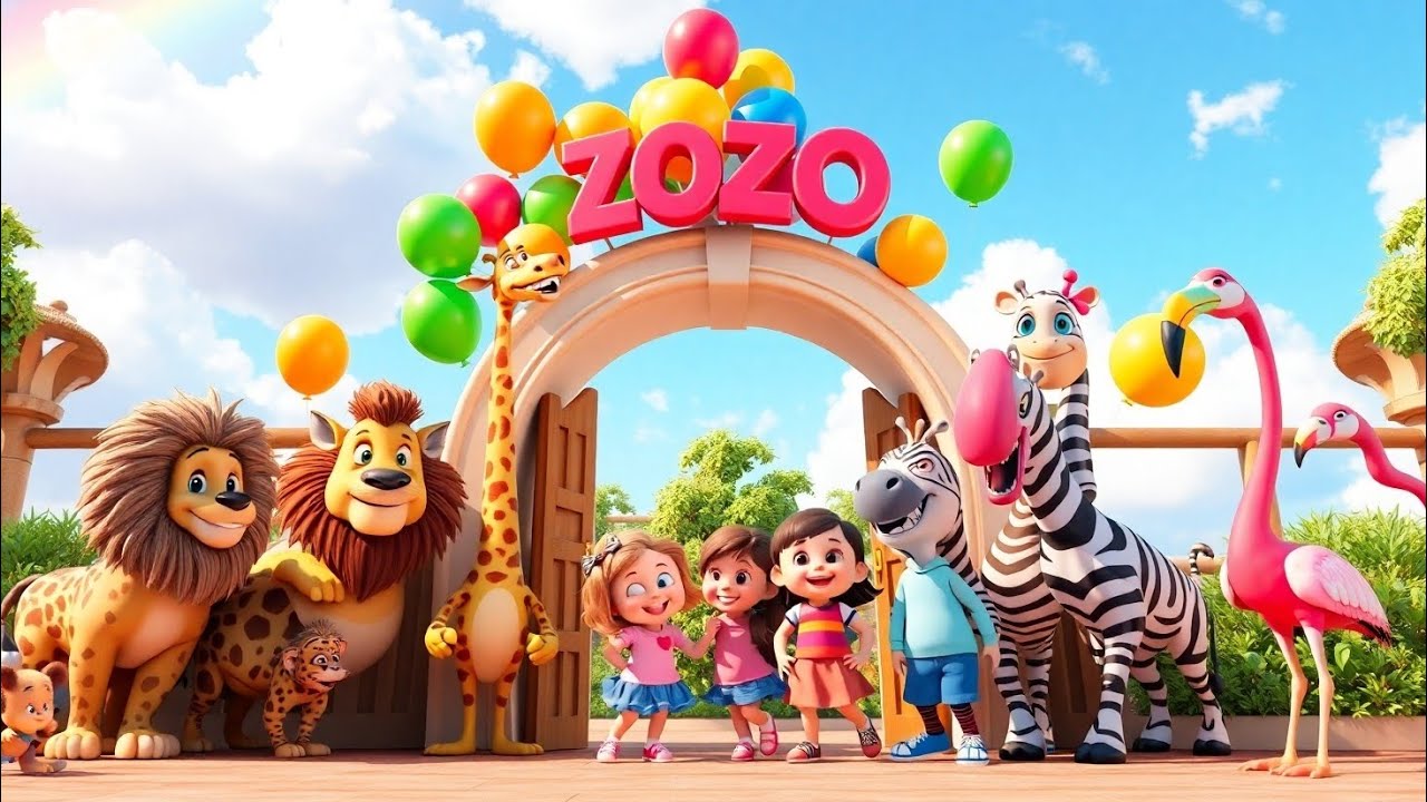 Learn to Count with Zoo Animals | Fun Counting Song for Kids #kidssongs ...