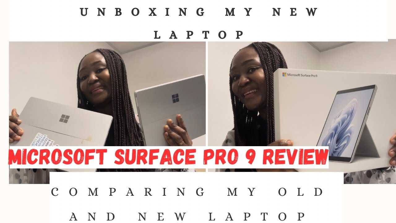 Unboxing the Microsoft surface Pro 9 laptop/what you need to know. #vlog #unboxing #review - YouTube