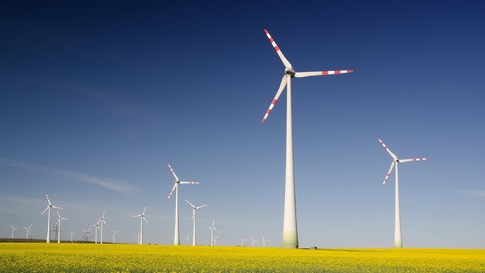 Wind Turbine Fire Jump Men
