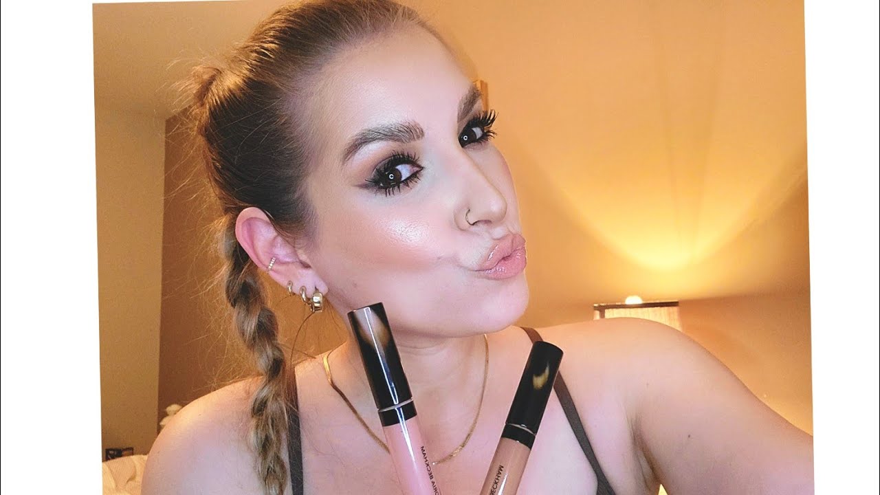 Trying out *NEW* Posh Glosses by Victoria Beckham Beauty - YouTube