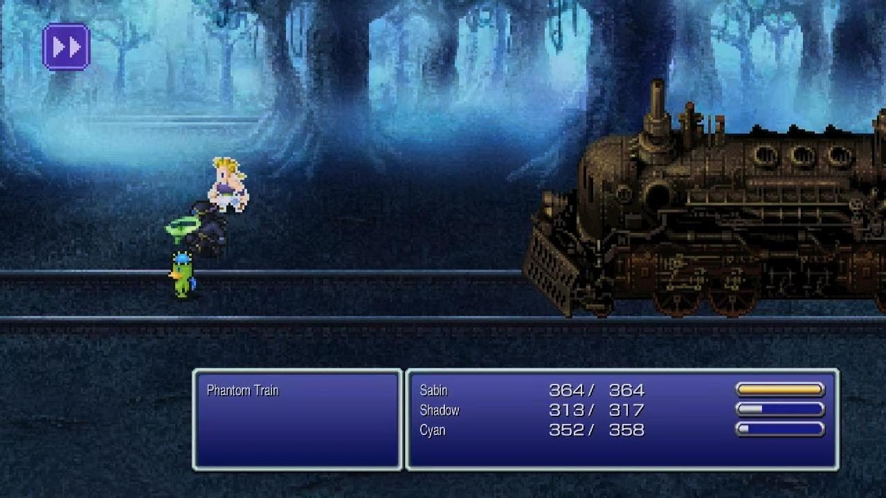 FINAL FANTASY VI Phantom Train Fight (very close call) - YouTube