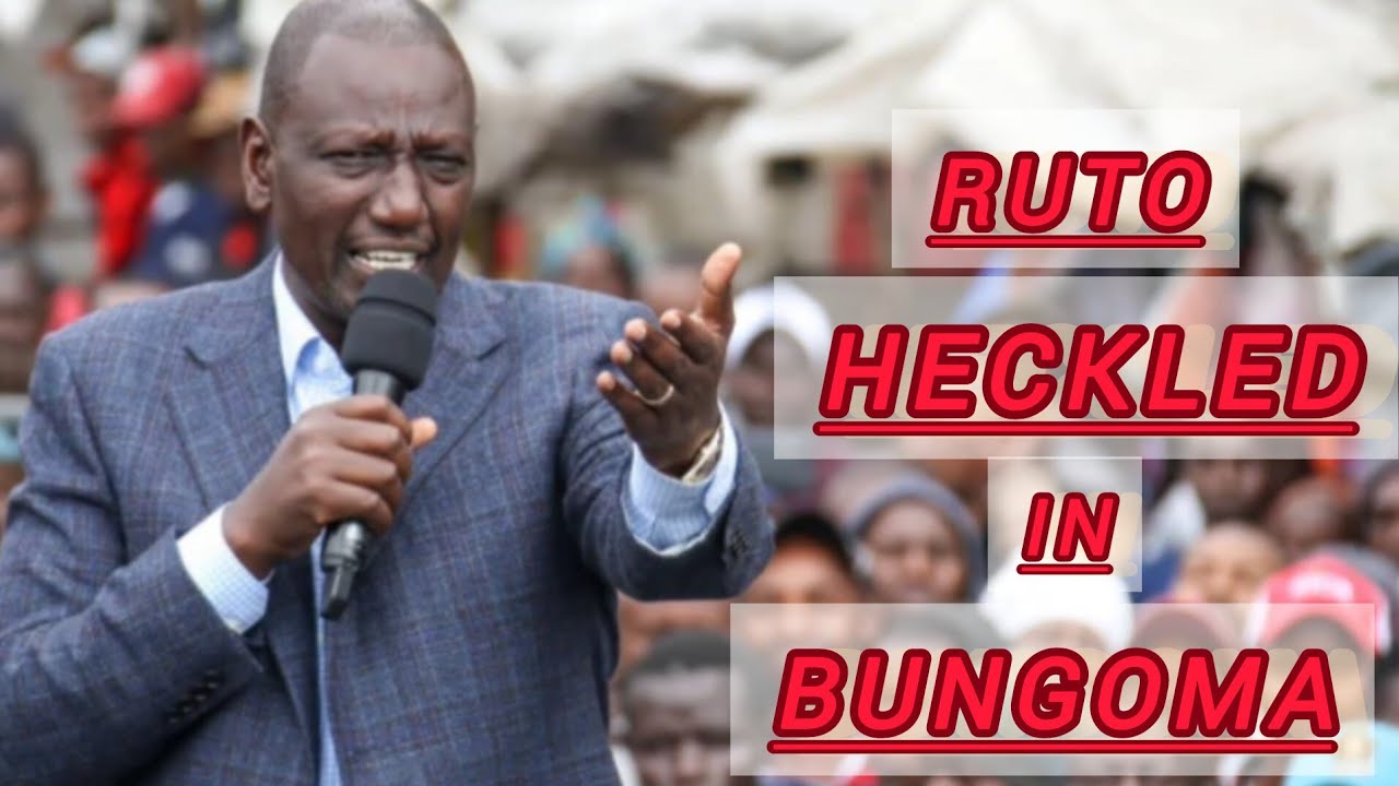 Ruto FORCED to PAUSE Speech in BUNGOMA as Students HECKLED Badly OVER ...