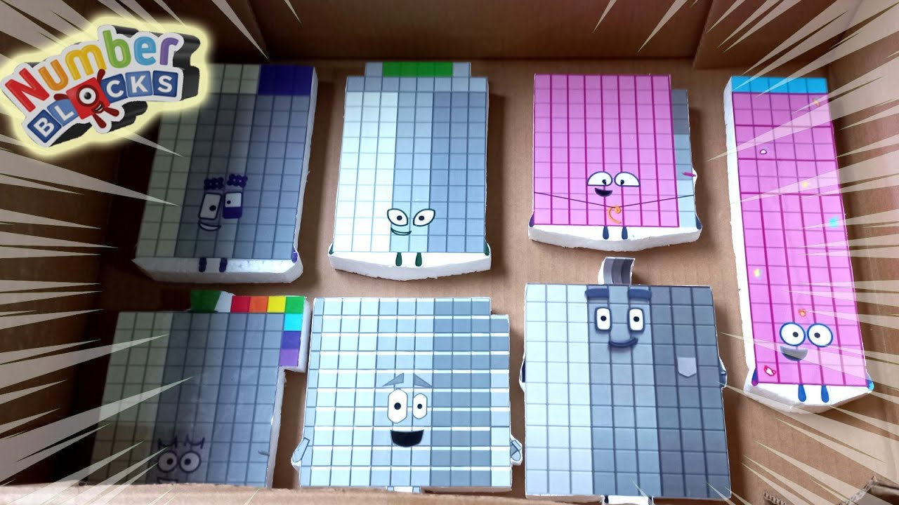 #924 Unlocking BIG BOX Numberblocks 0-29 Video ASMR Compilation meta ...