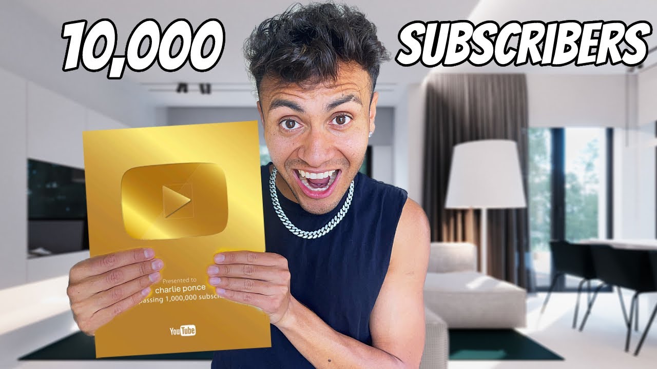 I HIT 10,000 SUBSCRIBERS! - YouTube