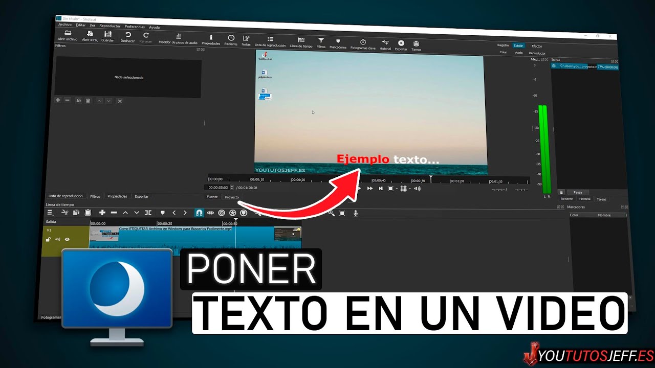 Como Poner Texto a un Video🔥 - YouTube