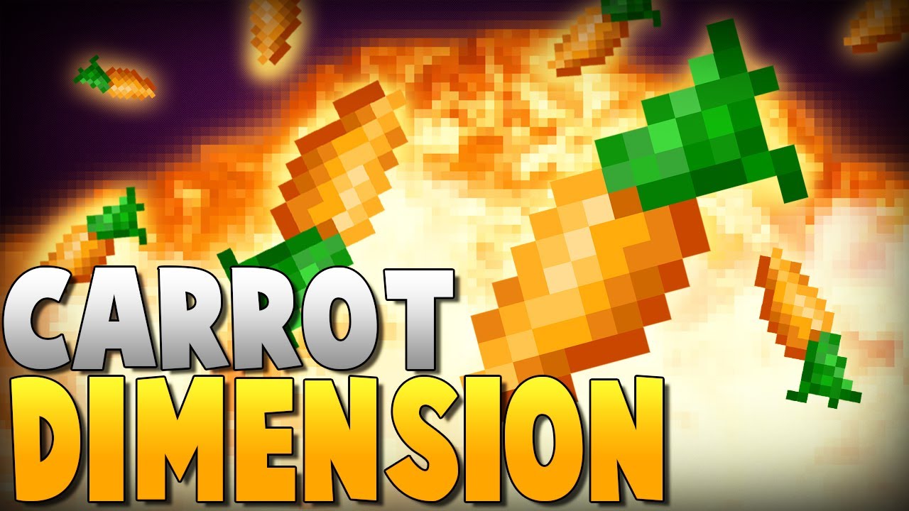 Minecraft Mod | CARROT DIMENSION MOD! - "Carrot Launcher!?" - Mod ...