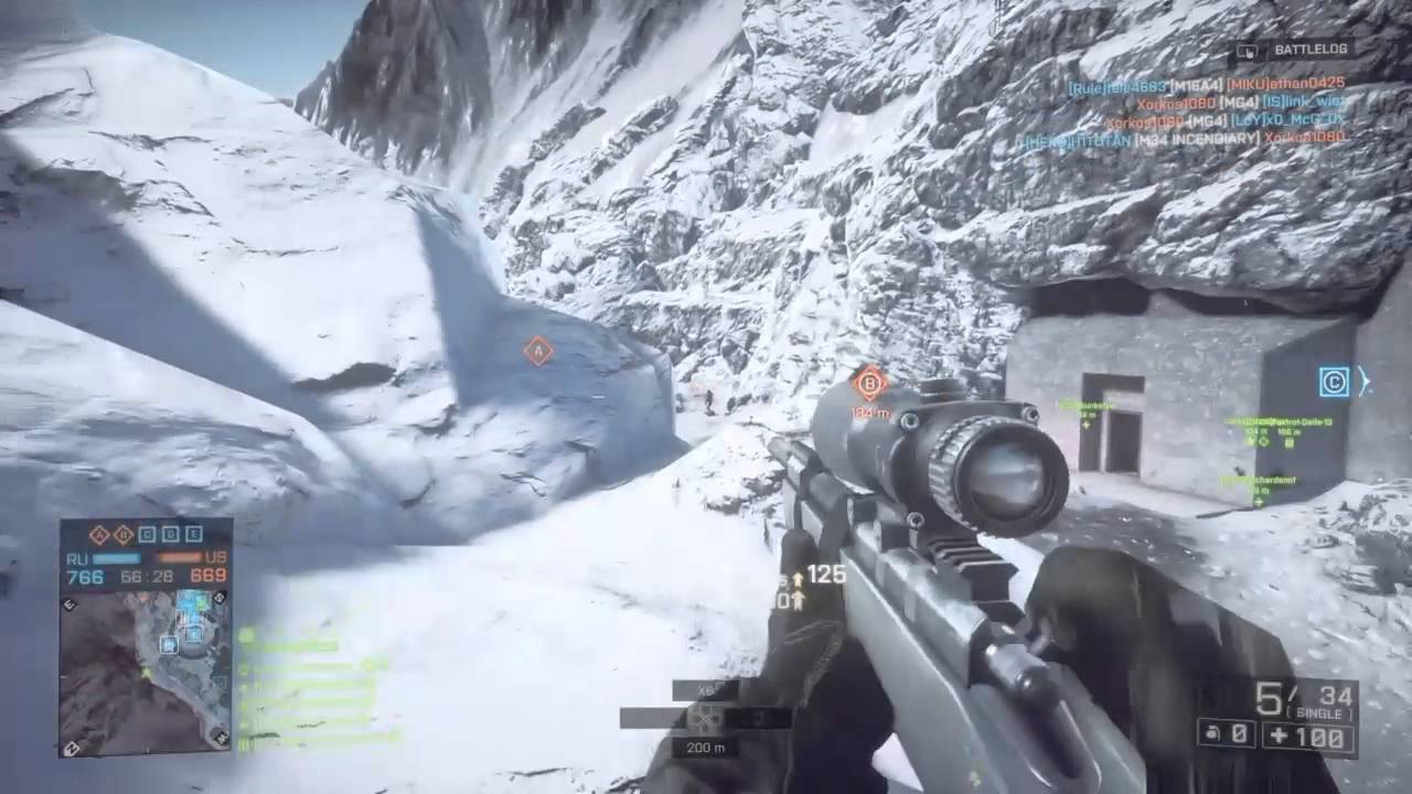 Bf4 more Sniping fun PS4 - YouTube