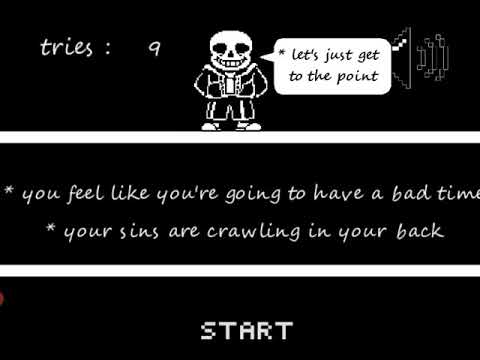 Trying to Beat Sans Part 1 - YouTube