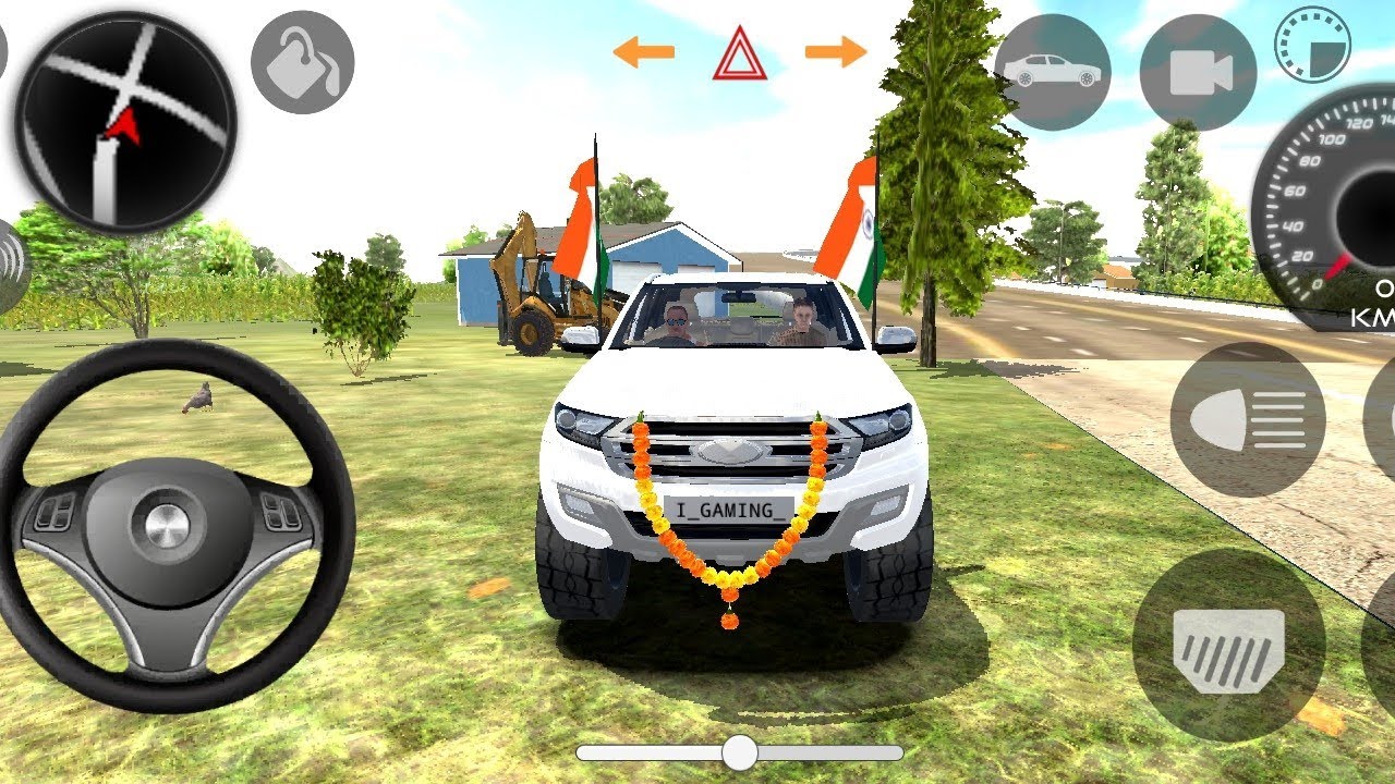New modified white colour car simulator game shidhu musewala song 💥 ...