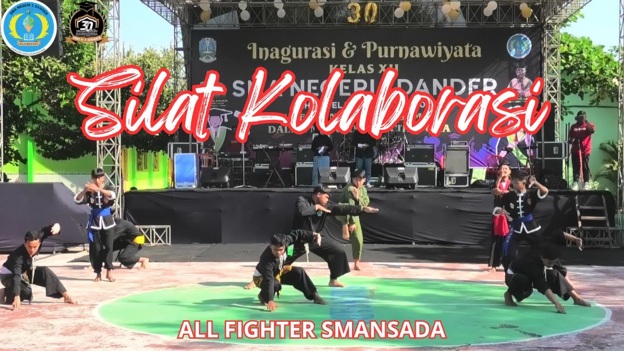 SILAT KOLABORASI - ALL FIGHTER SMANSADA (LIVE MUSIC INAGURASI) - YouTube
