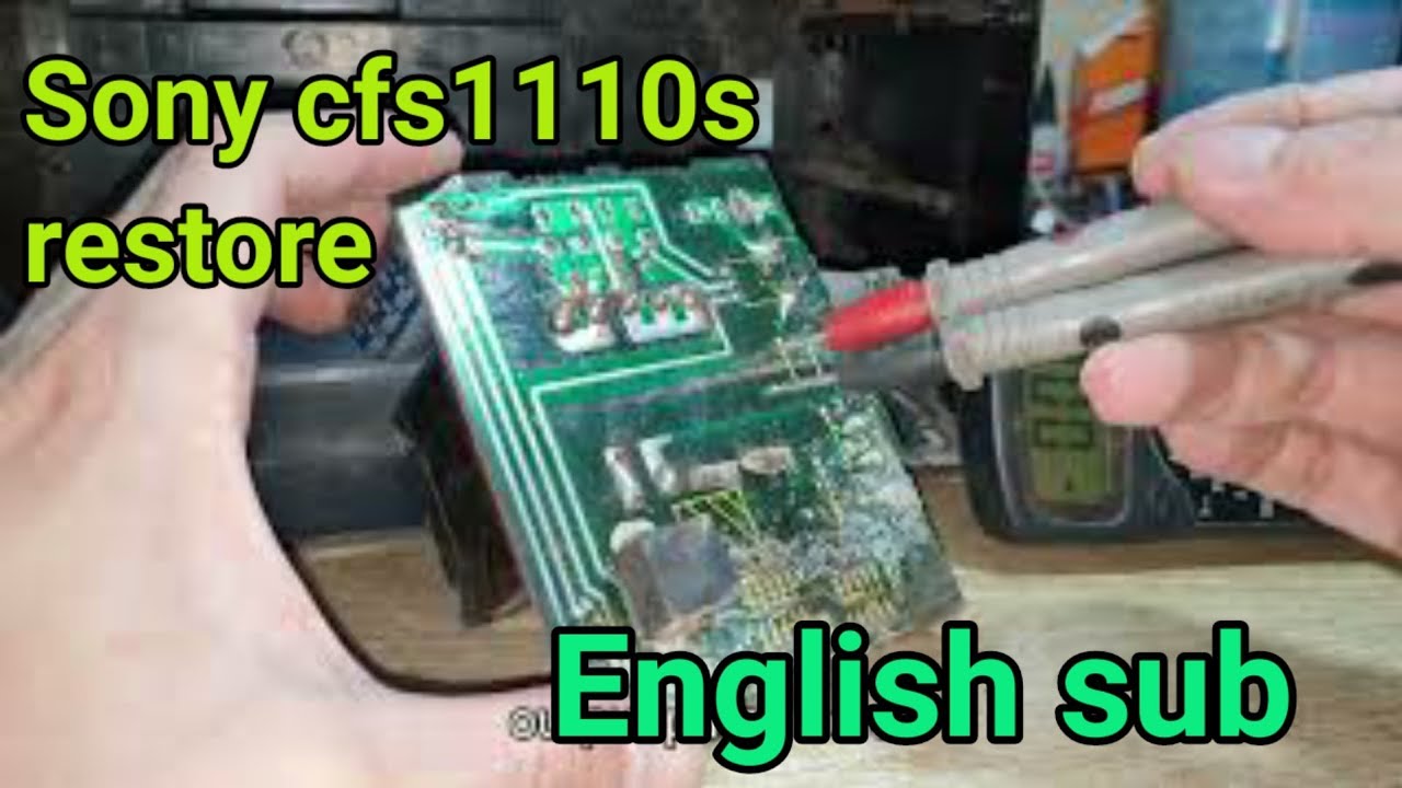 Khôi phục lại đài cassette Sony cfs1110s. Restore Sony cfs 1110s - YouTube