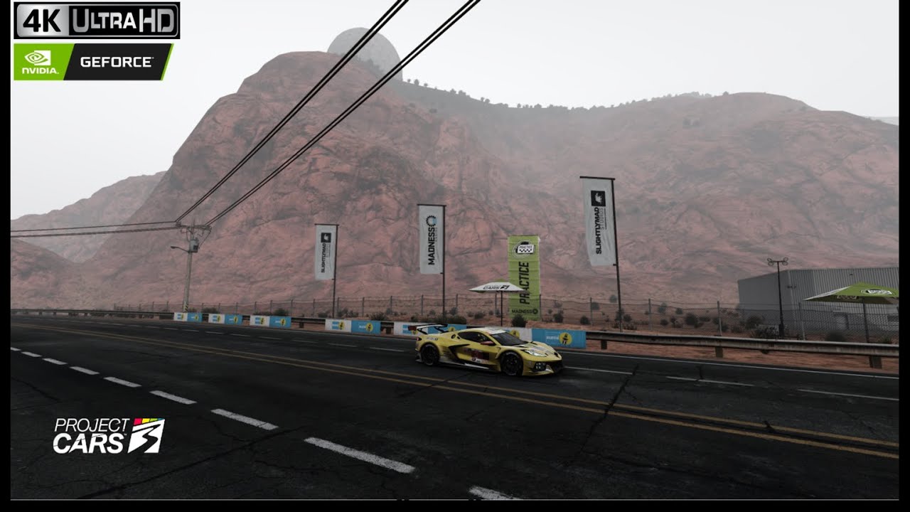 CRAZY CORVETTE C7.R SHOWING FLAMES DURING TEST DRIVE AT monument canyon ...