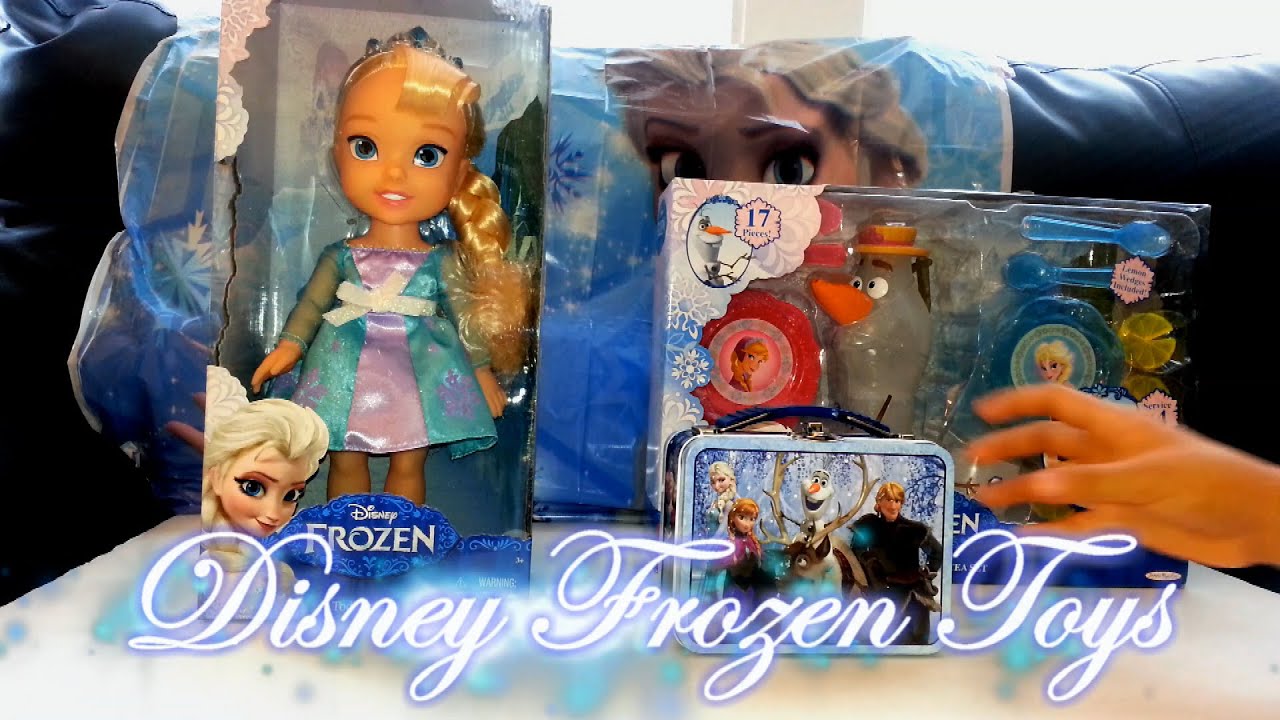 FROZEN, OLAF'S SUMMER TEA SET, TODDLER ESLA & FROZEN SURPRISE BOX - YouTube