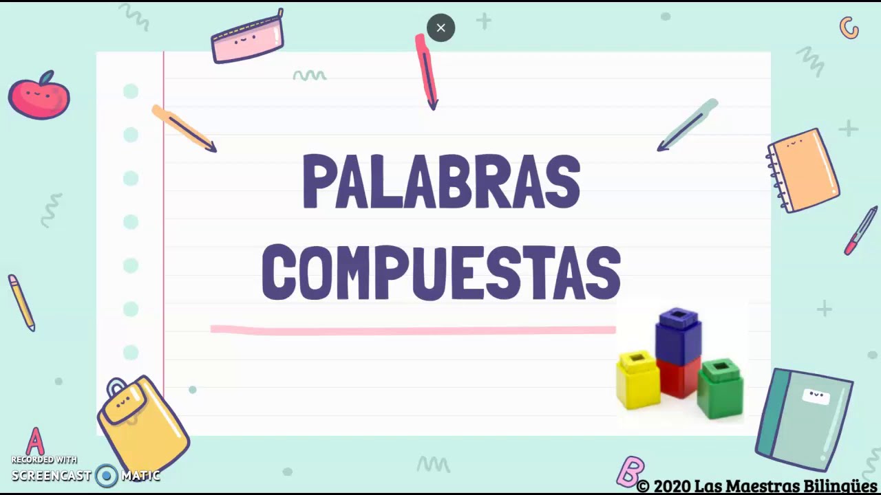 Palabras Compuestas - con Ejemplos y Práctica - YouTube