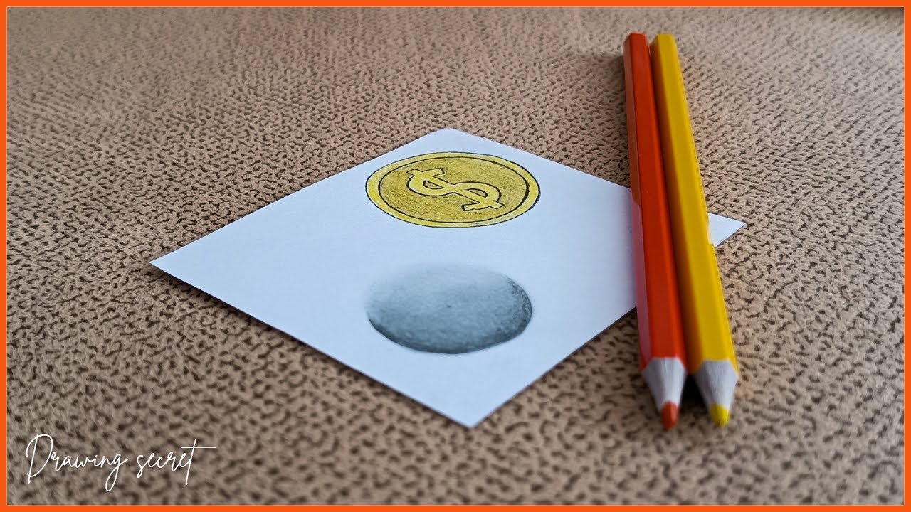 Hamster coin💰: How to draw a hamster coin on paper - YouTube