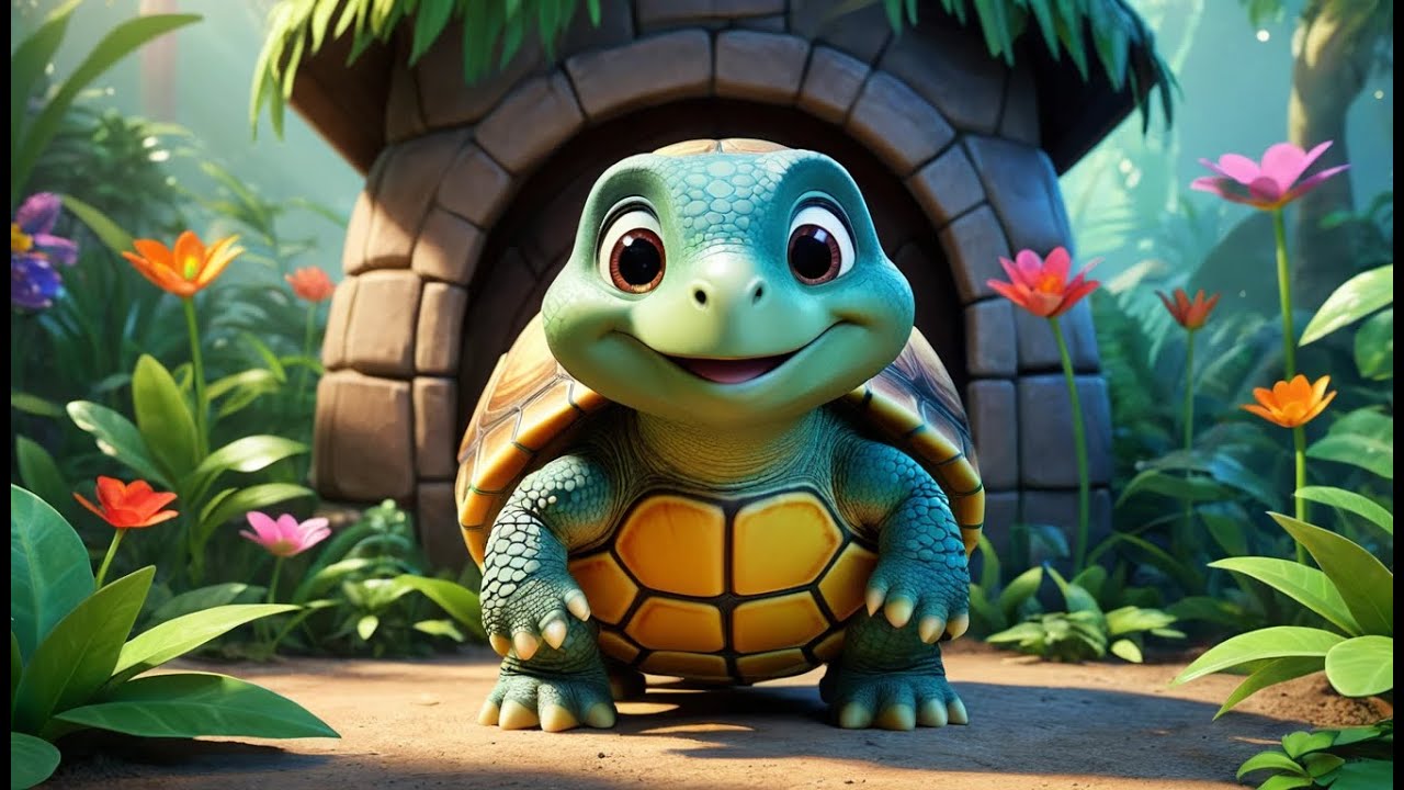 The Turtle Who Won a Flying Race | Fun Nursery Rhyme & Kids Songs ...