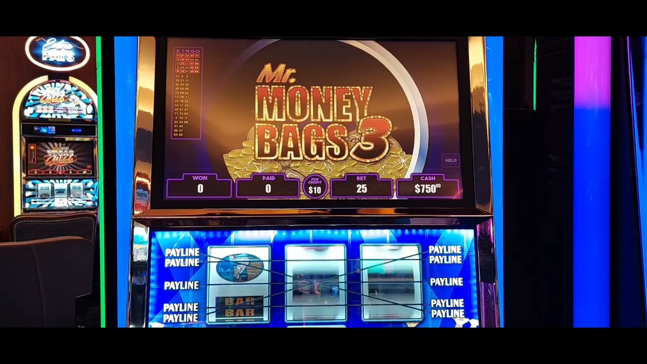 $250 Spins on Mr. MONEY BAGS 3💰💰💰 with Red Screen Jackpot Handpays. VGT ...