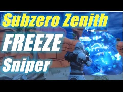 Amazing Zenith FREEZE Sniper Build / Fortnite - YouTube