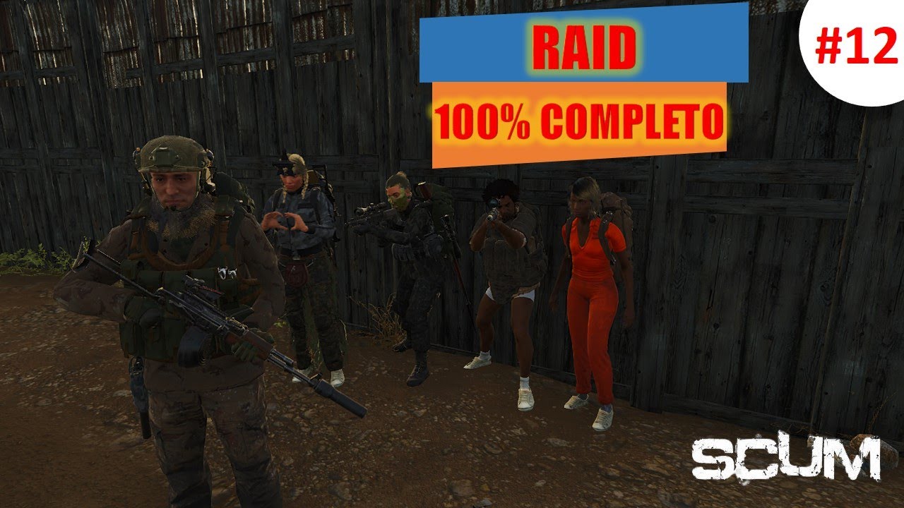 RAID 100% COMPLETO #12 | SCUM 2023 - YouTube