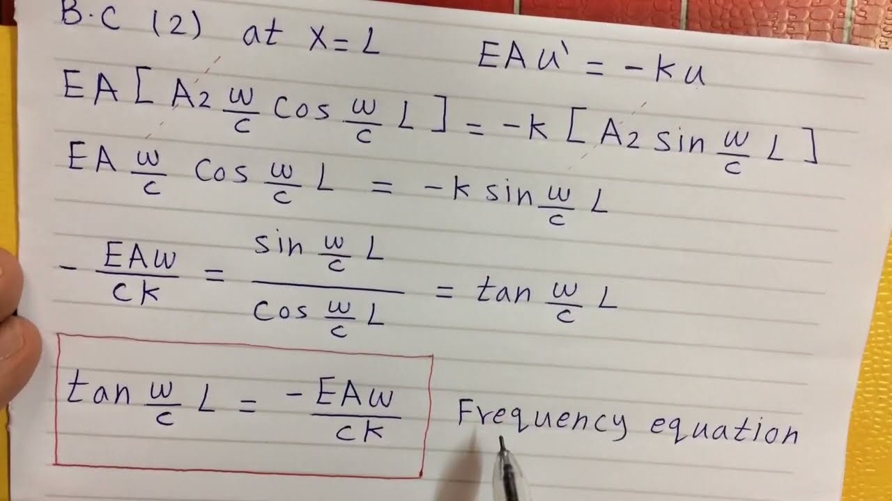 •المطرية• إهتزازات ميكانيكية لائحة قديمة ،Mechanical Vibrations Old Syllabus (ENGINEERING ...