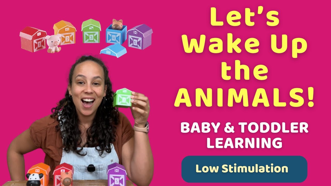 Wake Up Animals|Toddler Learning Video with Farm Animals and Colors ...