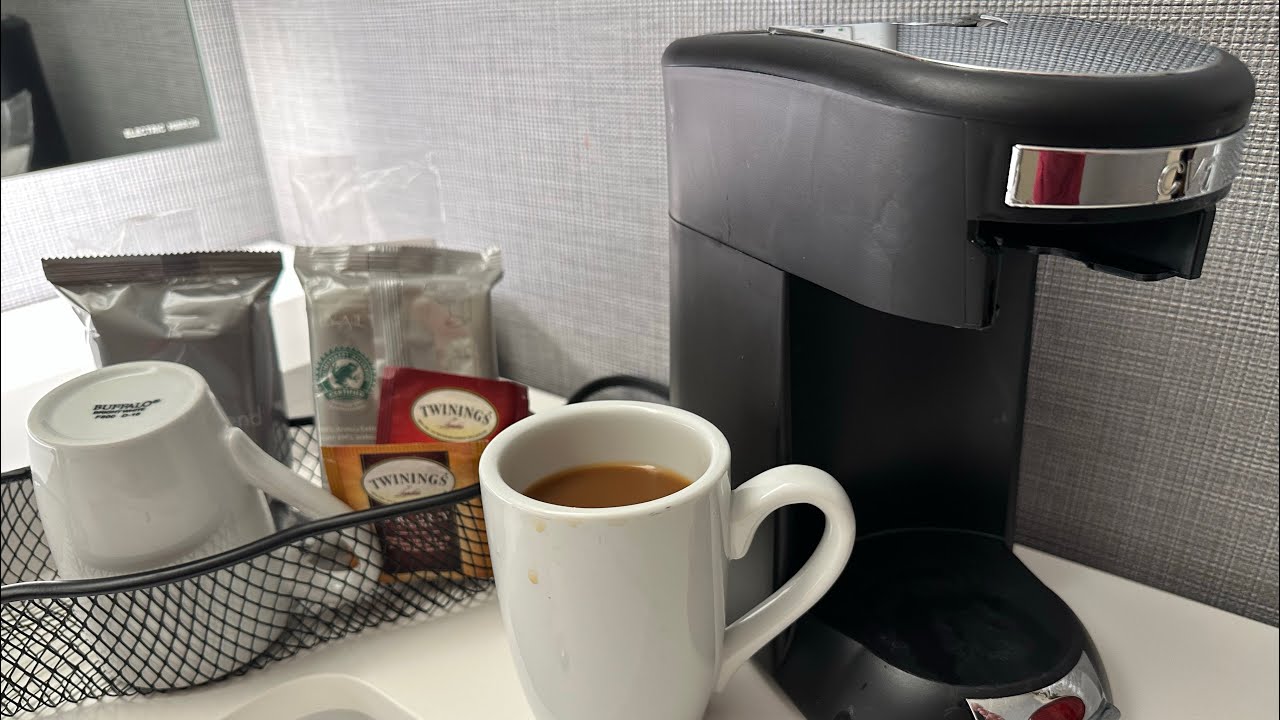 How to use a Hyatt Coffee machine - YouTube