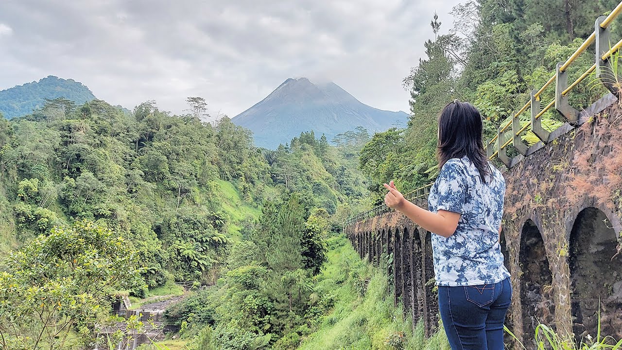 【4K】Kalikuning Kaliurang Plunyon Merapi Volcano Wisata Jogja - Nature ...