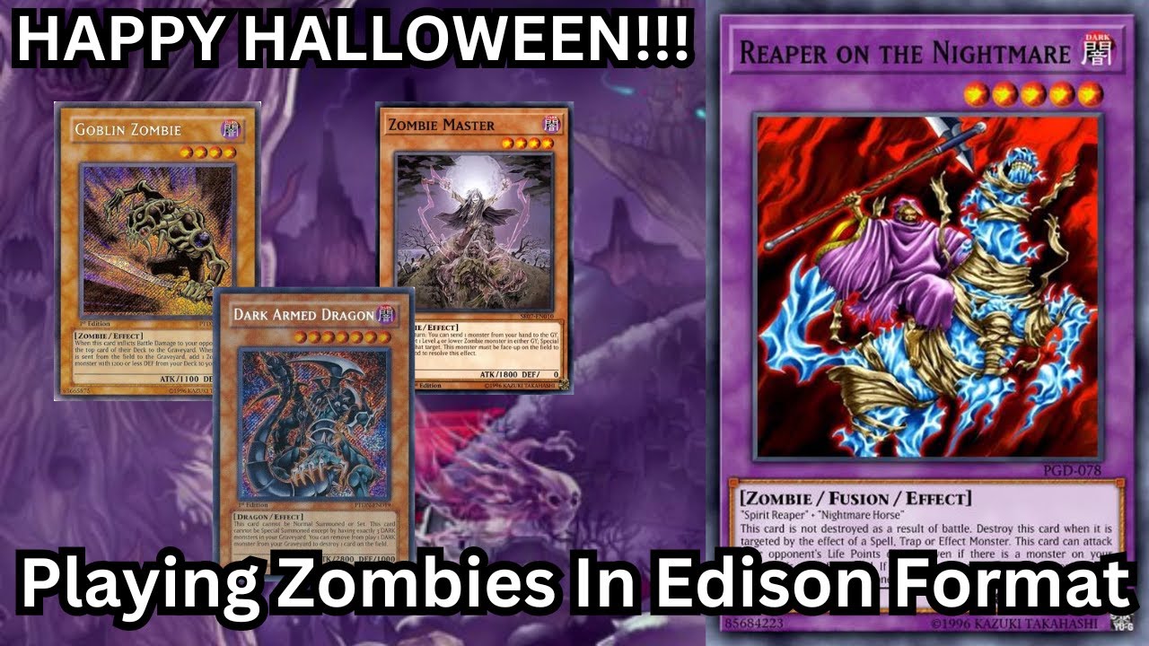 HAPPY HALLOWEEN!!! Playing Zombies In Edison Format (Stream Highlights ...