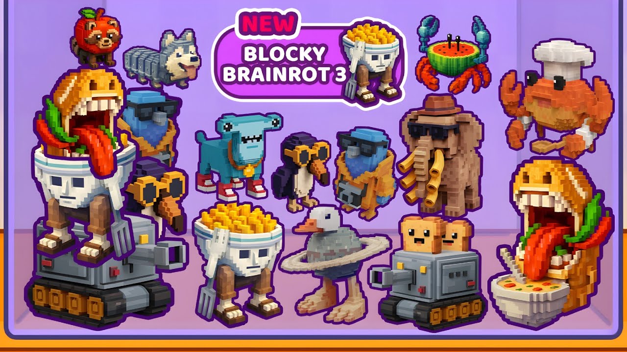 Merge Fellas Italian Blocky Brainrot 3 | NEW UPDATE – Max Level ...