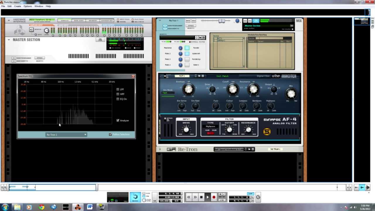 u-he Runciter Rack Extension Review - Propellerhead Reason 7 - YouTube
