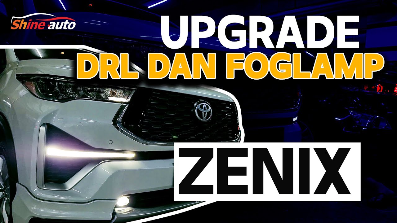 INNOVA ZENIX UPGRADE DRL DAN FOGLAMP - YouTube